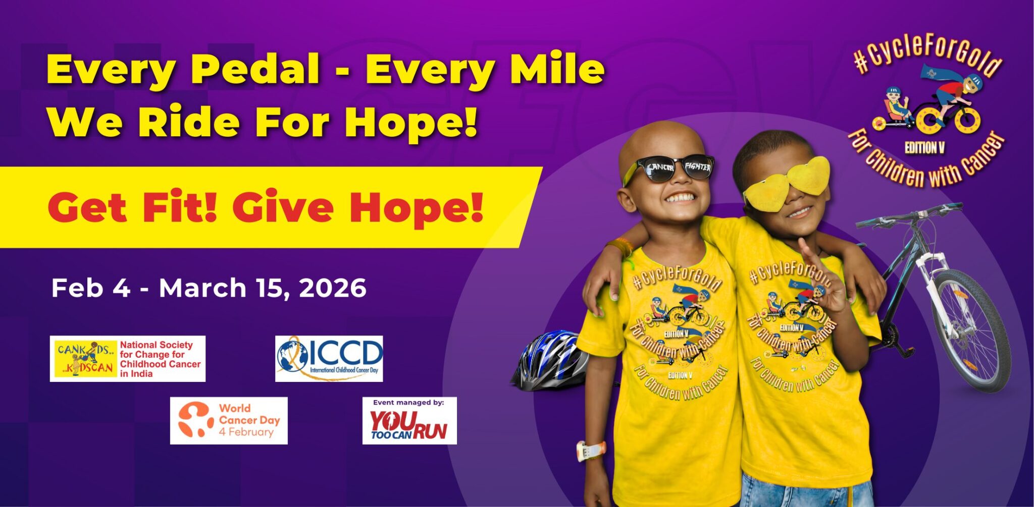 Cycle For Gold V - CanKids KidsCan